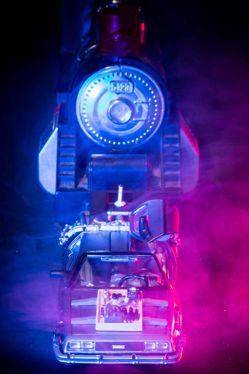 Ricardo's Delorean Time Machine Miniatures - Renting Deloreans Coast to ...